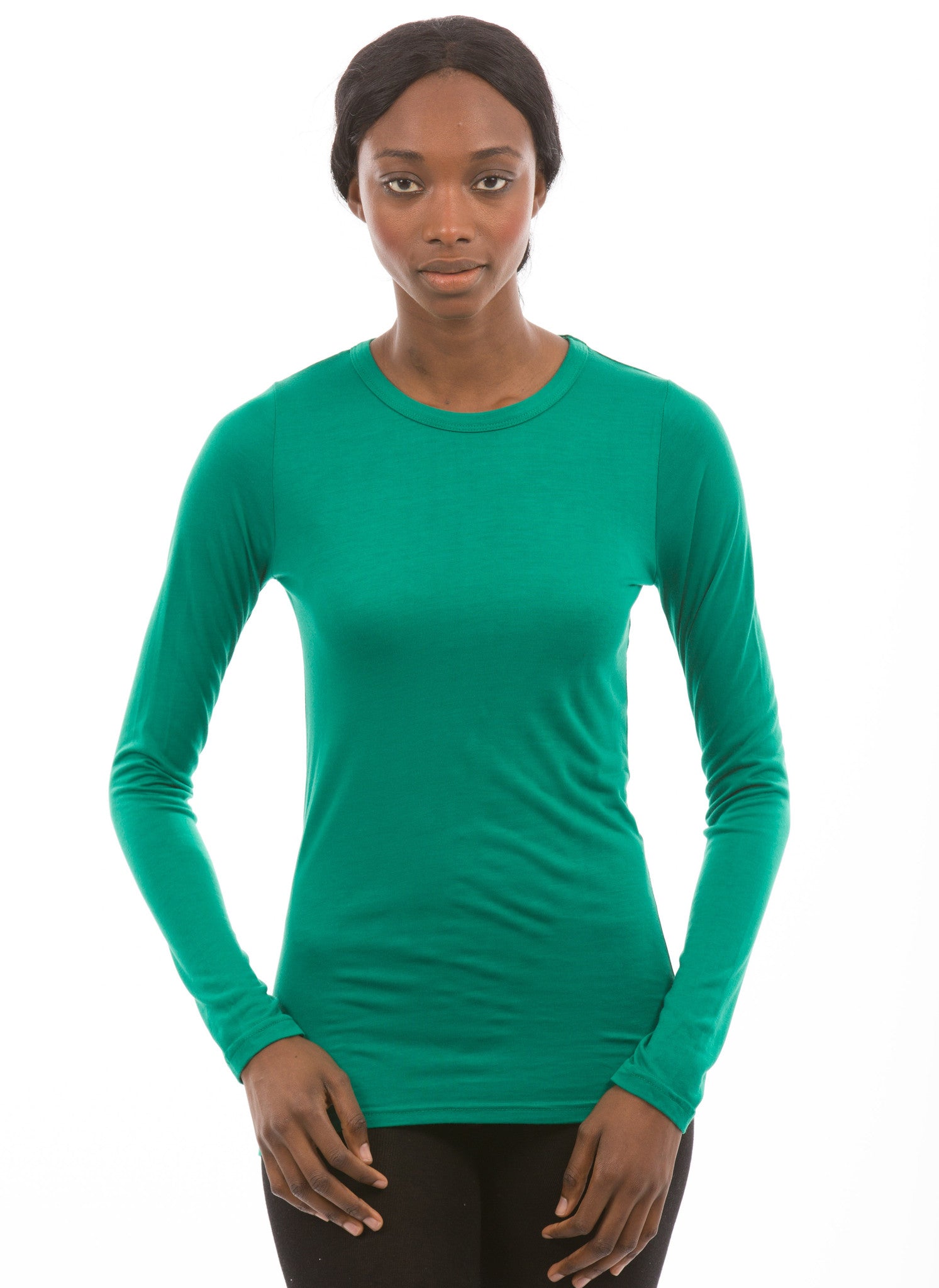 Women's Bamboo Crew Neck Shirts – The Bamboo Shirt | Natural and ...